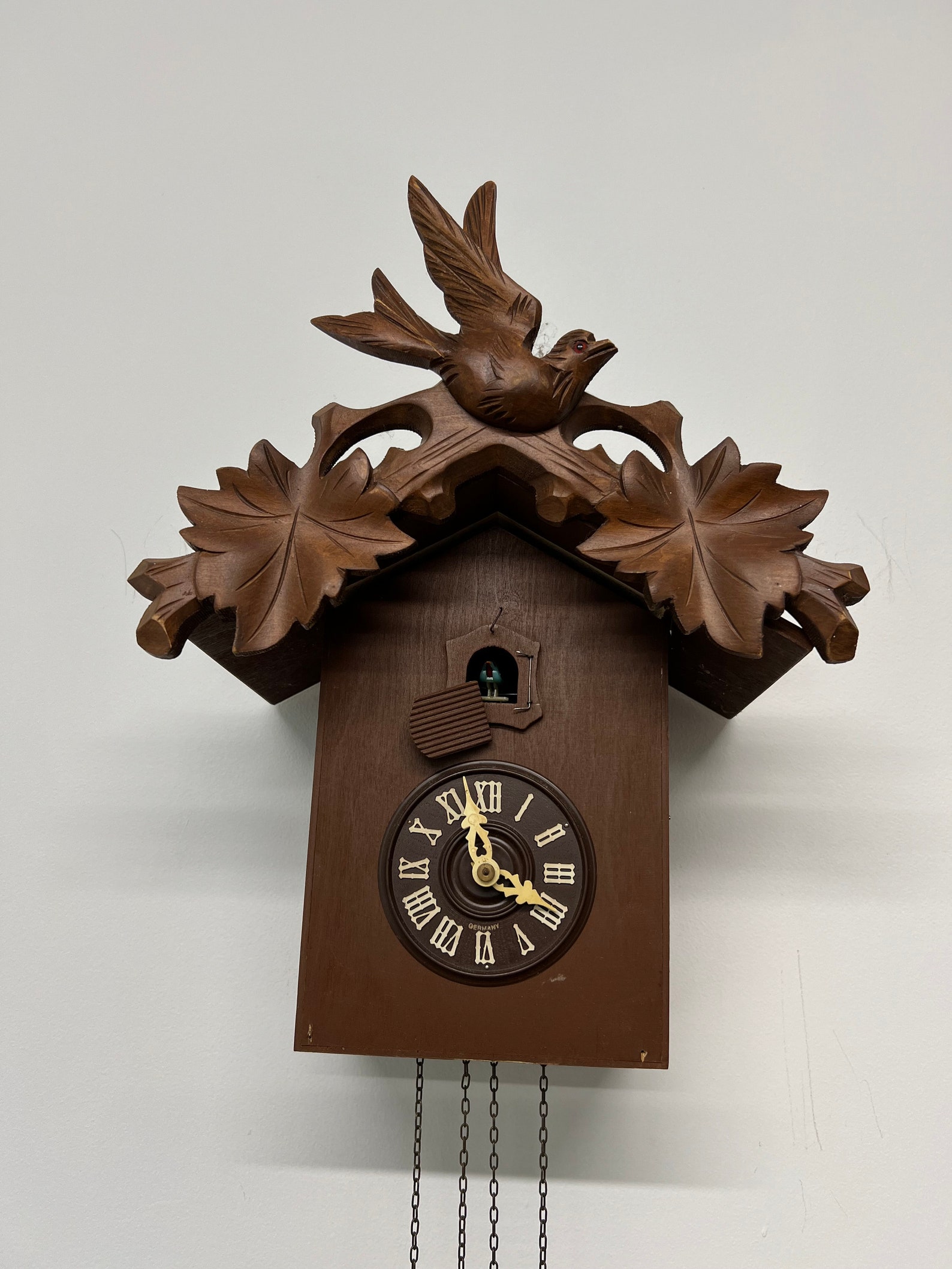 Charming Vintage Cuckoo Wall Clock From Germany: 14"x11"x5.5" - Etsy