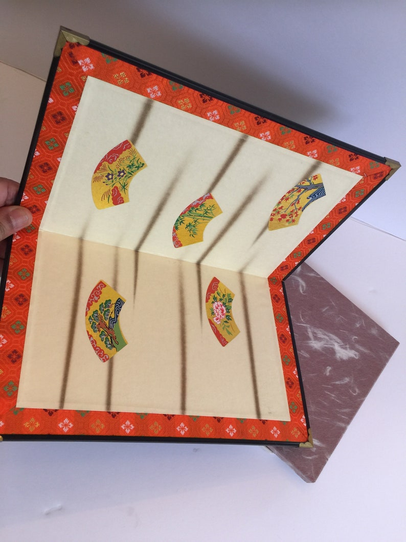 Vintage Folded Asian Screen/ Chinese Paper Scerrn in Box/ - Etsy
