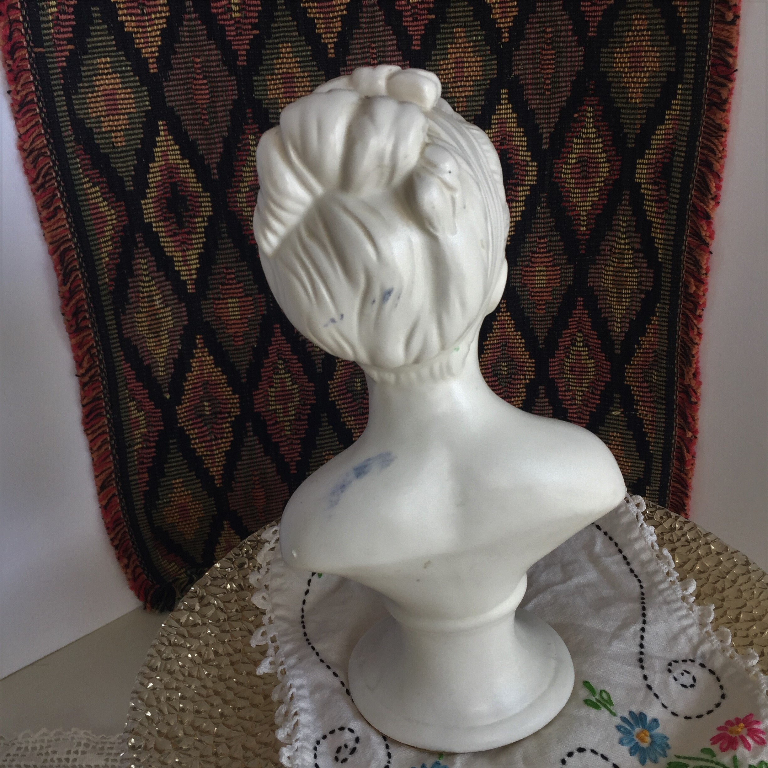 Vintage Japanese Figurine Ceramic Head Bust 9x5.5/ | Etsy