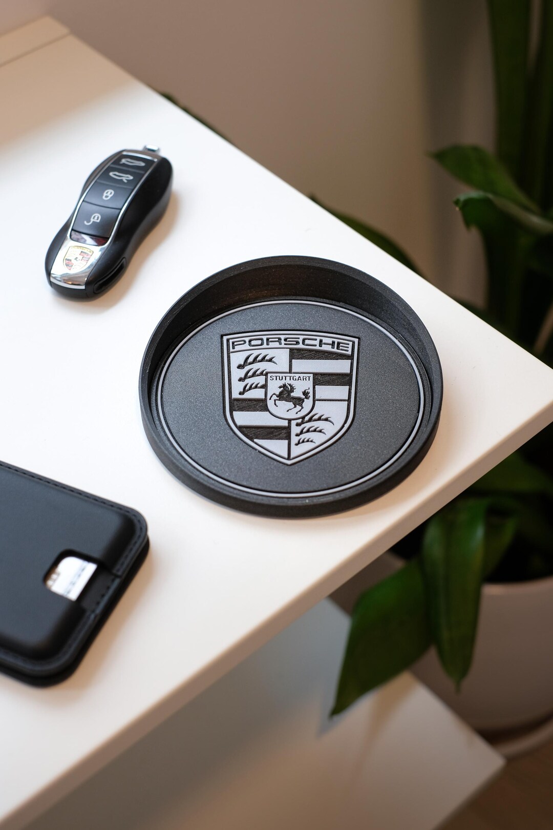 Porsche Inspired Coaster - Porsche Crest - Etsy