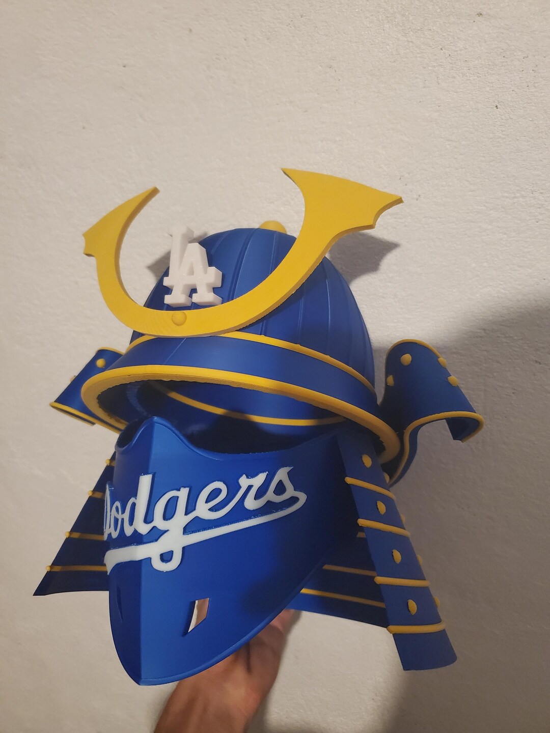 Dodger Samurai Helmet Customizable Showpiece - Etsy