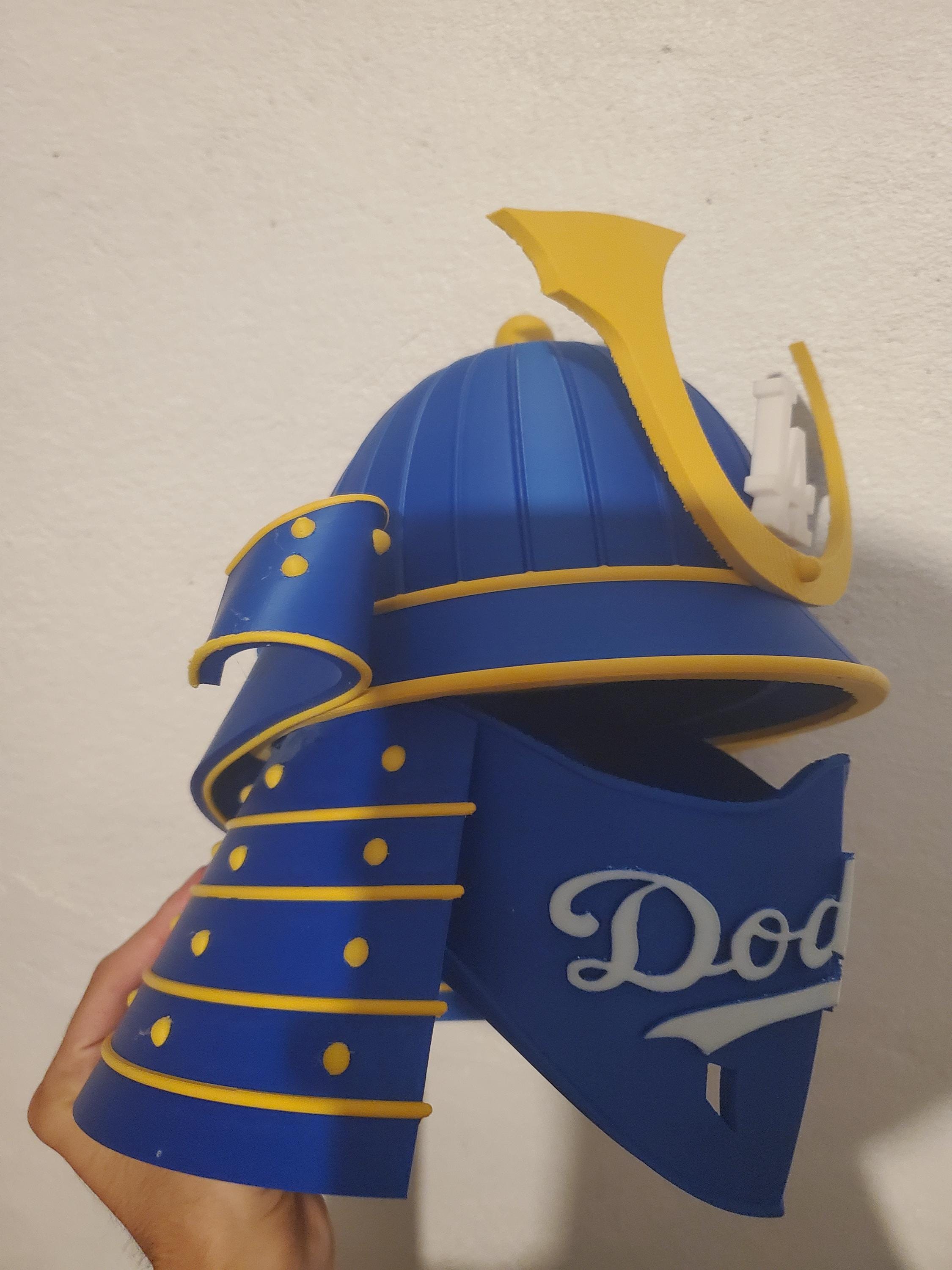 Dodger Samurai Helmet Customizable Showpiece - Etsy
