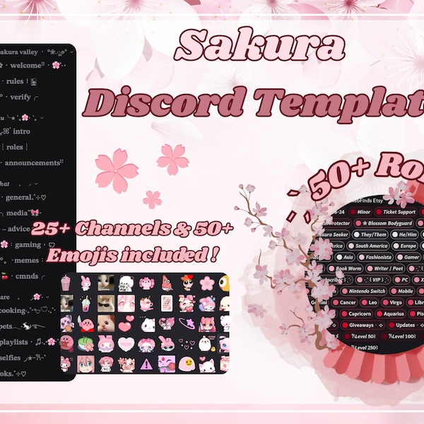 Cute Discord Server Templates - Etsy