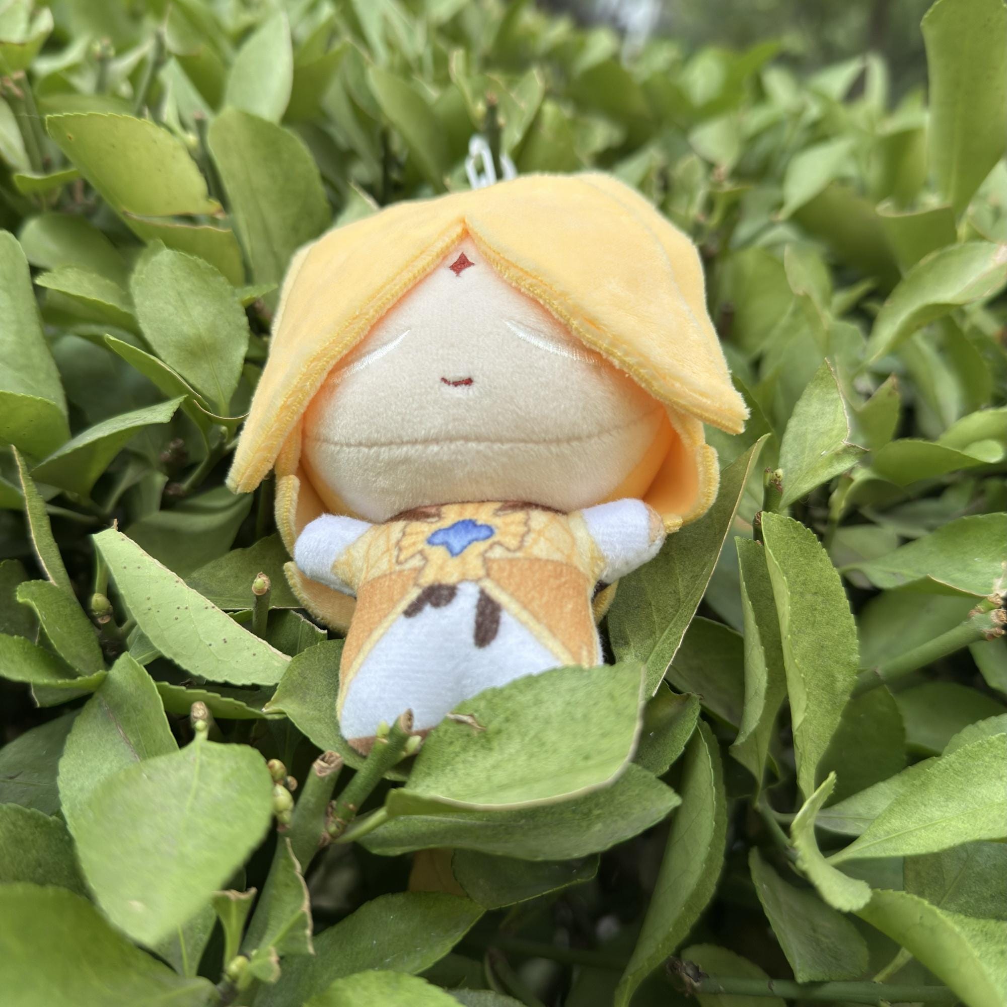 Pure Vanilla Cookie Plush Keychain, Handmade 4.5" Bag Charm Plush Toy ...