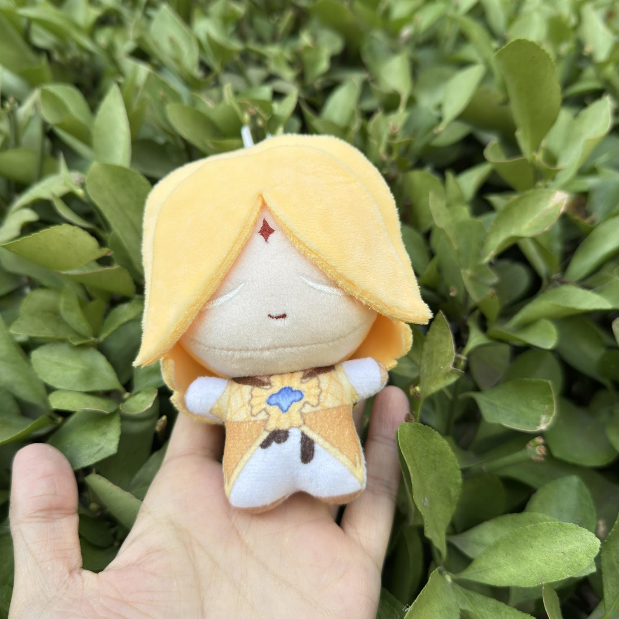 Pure Vanilla Cookie Plush Keychain, Handmade 4.5" Bag Charm Plush Toy ...