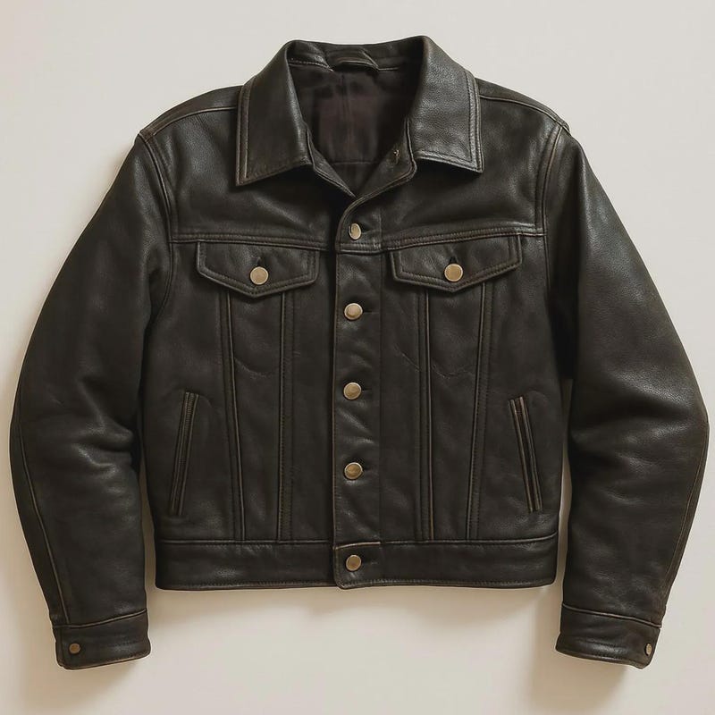 60s Leather Men Small - Etsy UK
