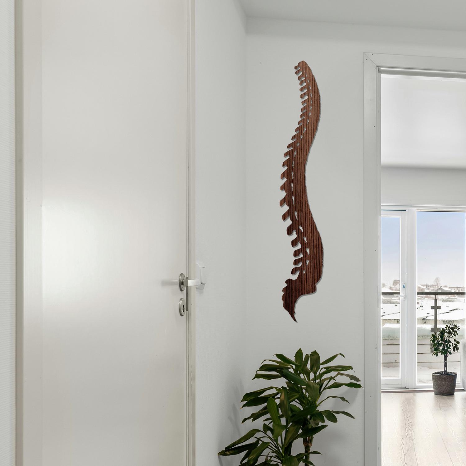 Spine Wall Decor, Wooden Spine Wall Art, Spine Wall Hanging, Human ...
