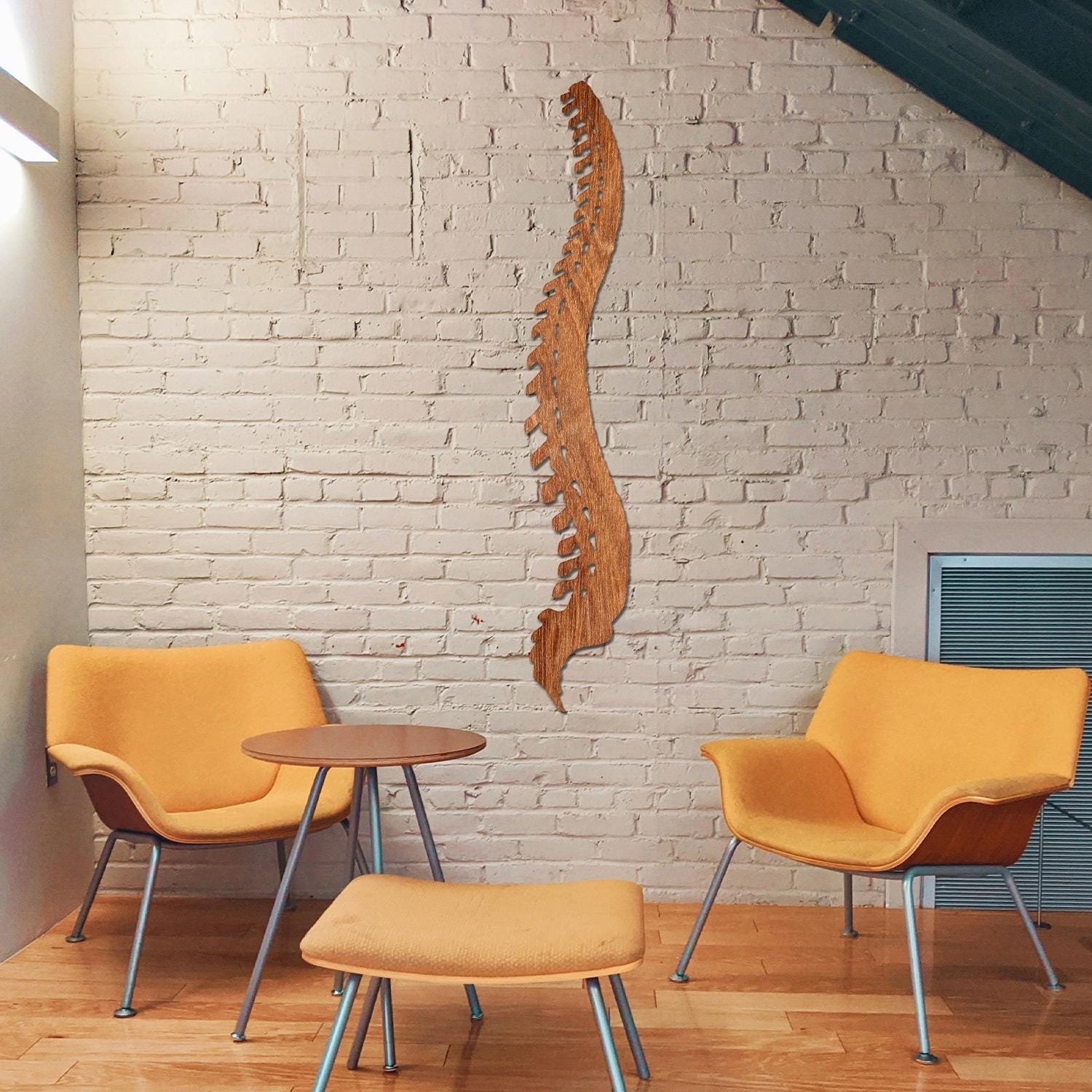 Spine Wall Decor, Wooden Spine Wall Art, Spine Wall Hanging, Human ...