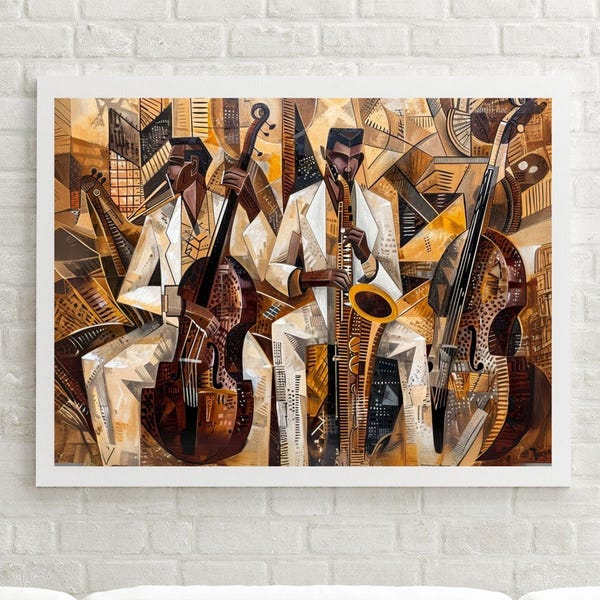 Black Jazz Wall Art - Etsy