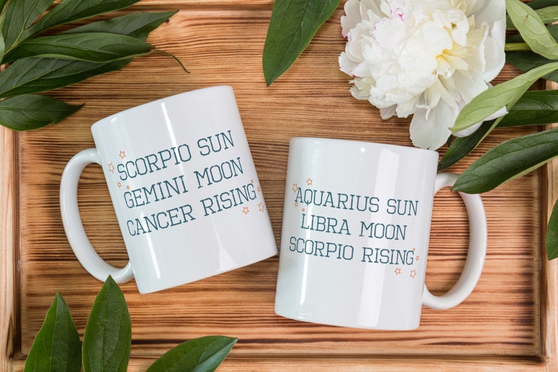 Custom Astrology Mug Personalized Zodiac Gift Horoscope | Etsy