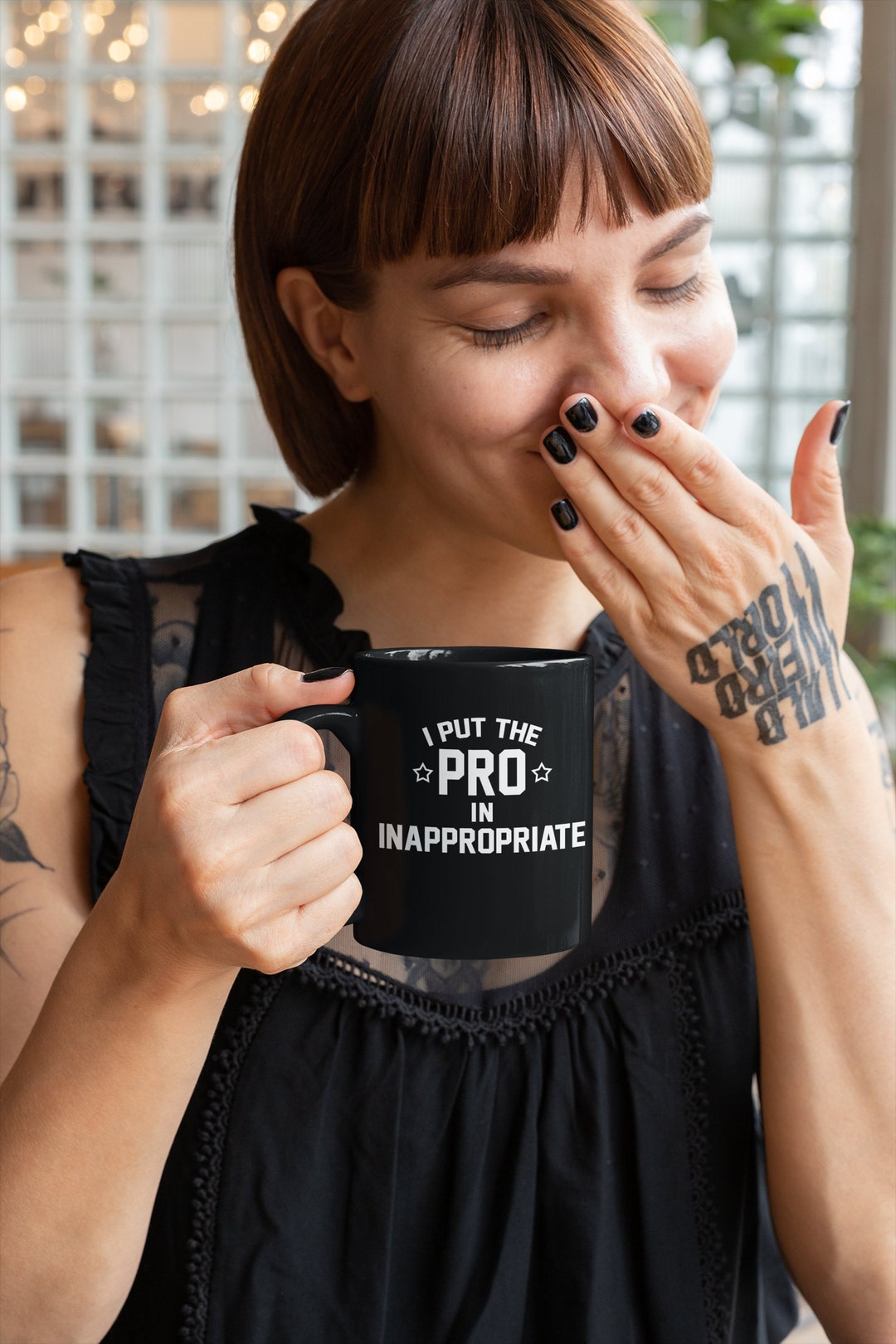 I Put the Pro in Inappropriate, Hot Mess Coffee Mugs, Funny Sarcastic ...