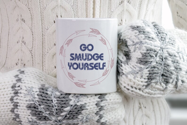 Funny Boho Mug Go Smudge Yourself Yoga Teacher Gift Good | Etsy
