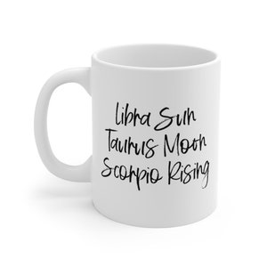 Personalized Astrology Gift, Boho Coffee Mug, Astrology Coffee Mug ...