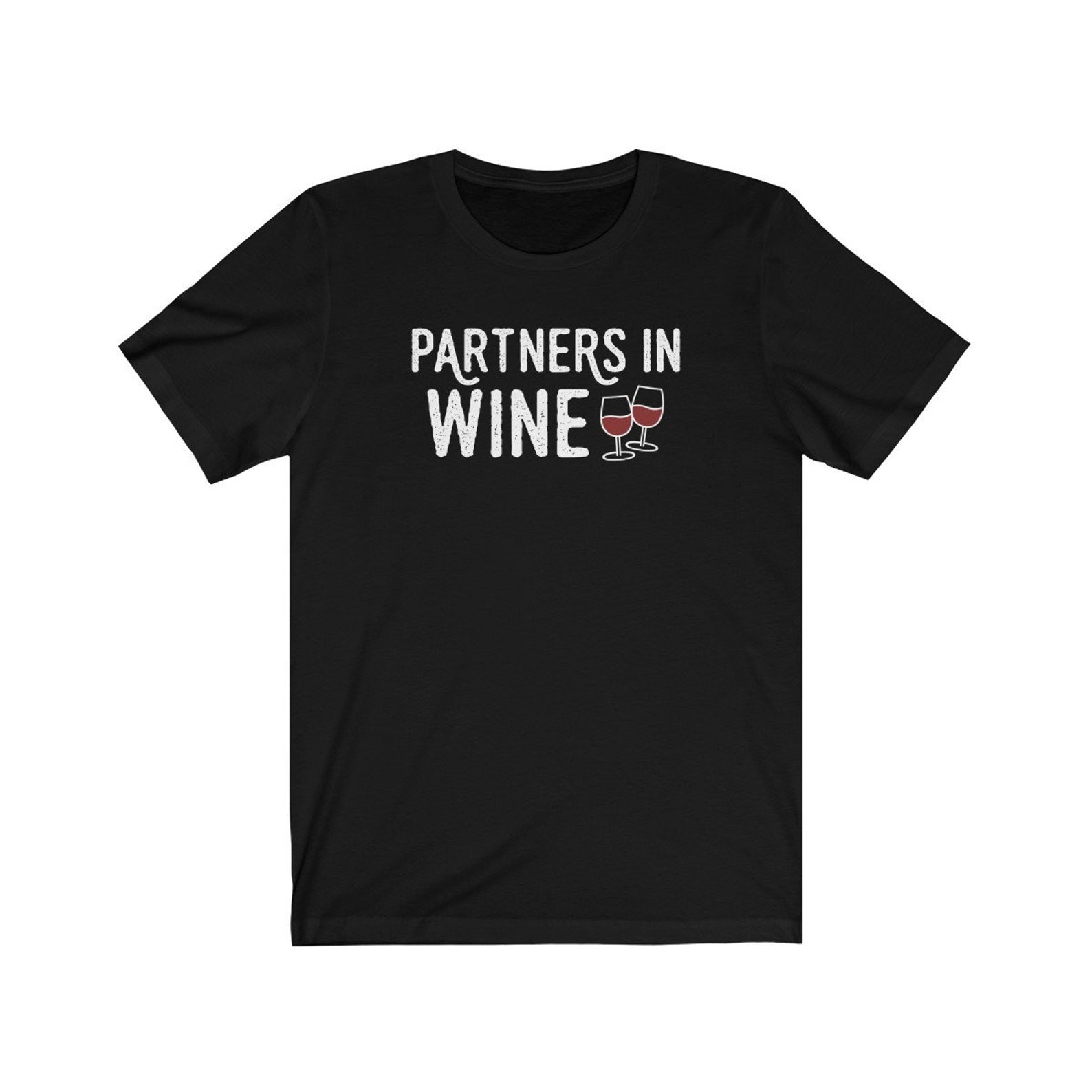 PARTNERS IN WINE Matching Wine Shirts Wine Drinking Tees for - Etsy