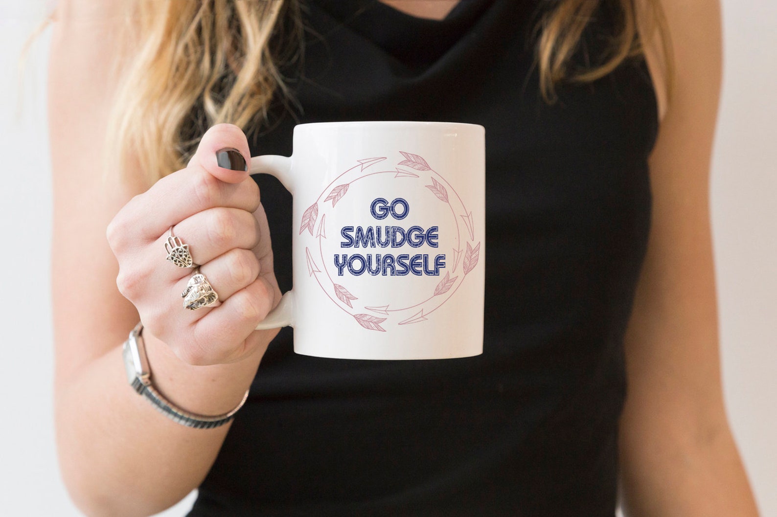Funny Boho Mug Go Smudge Yourself Yoga Teacher Gift Good - Etsy
