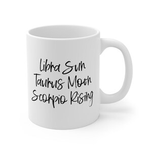 Personalized Astrology Gift, Boho Coffee Mug, Astrology Coffee Mug ...