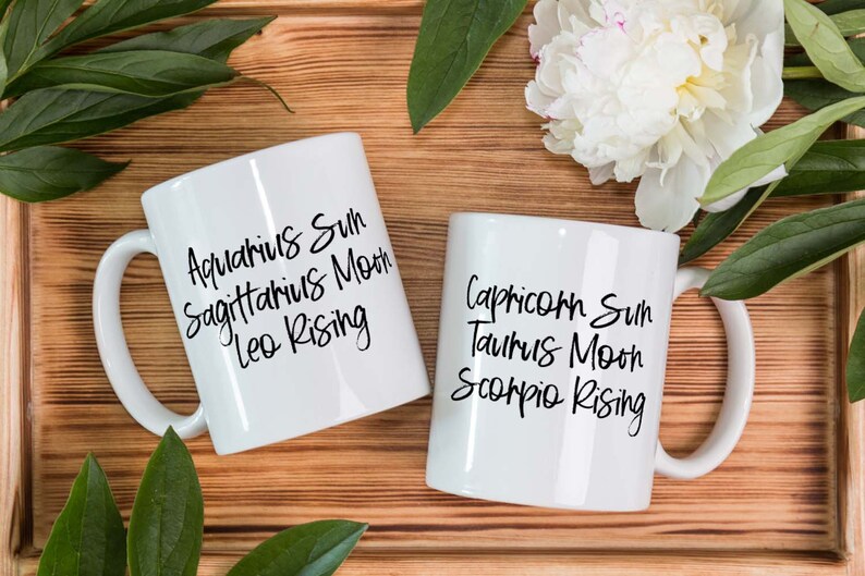 Personalized Astrology Gift Boho Coffee Mug Astrology Coffee | Etsy