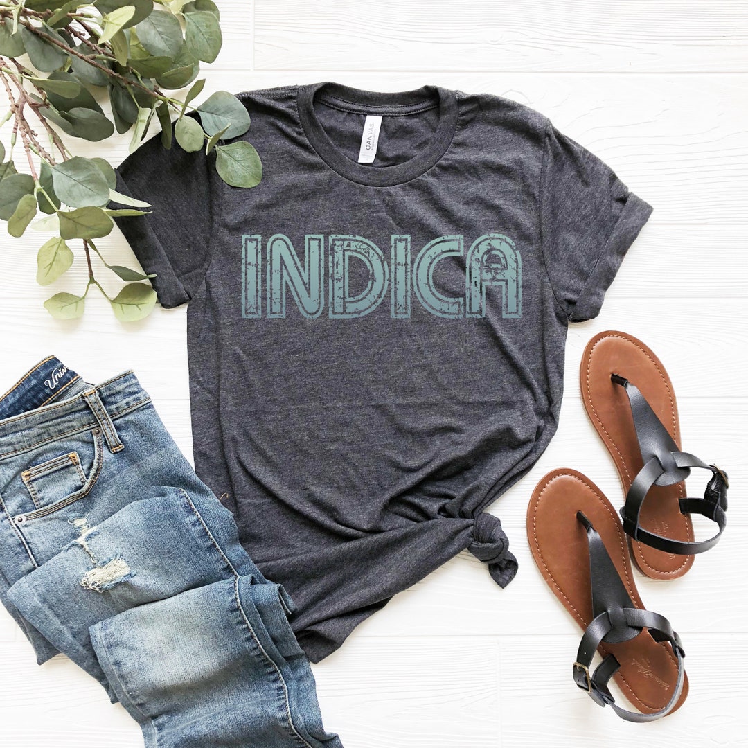 Weed T Shirt Stoner Pot Shirts Indica 420 Tops Cute Cannabis Shirts for ...