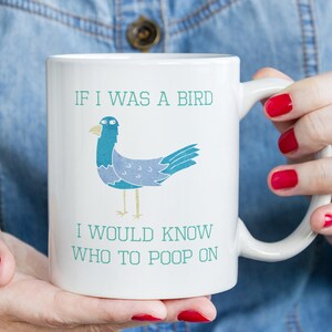 Funny Bird Coffee Mug Bird Gift Grumpy Quote Coffee Mug - Etsy