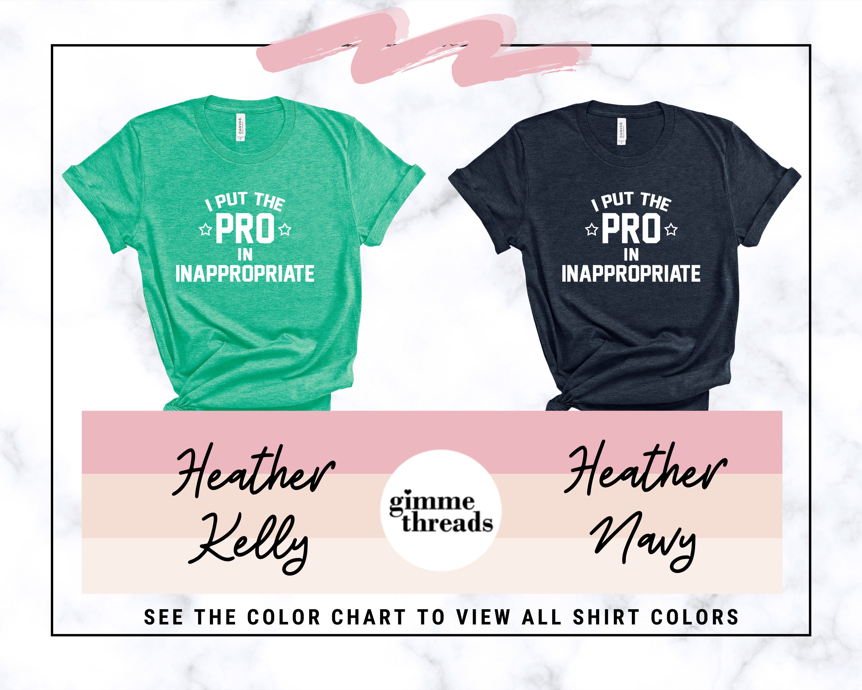 Funny Inappropriate Shirt I Put the PRO in Inappropriate - Etsy UK