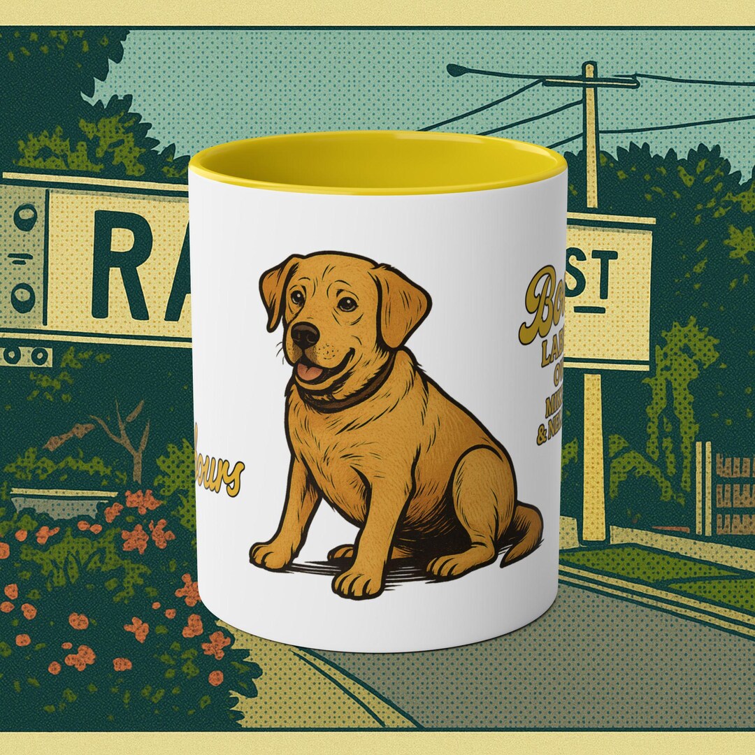 Bouncer the Labrador Mug - Neighbours TV Dog Tribute - Aussie Soap ...