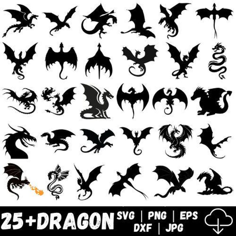 Dragon Head Drawing Svg - Etsy