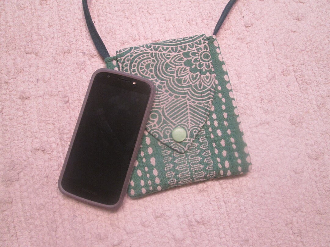 Upcycled Upholstery Fabric Mini Crossbody Cell Phone Bag - Etsy