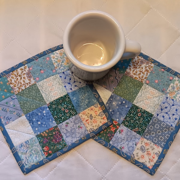 Quilted Mug Rug - Etsy