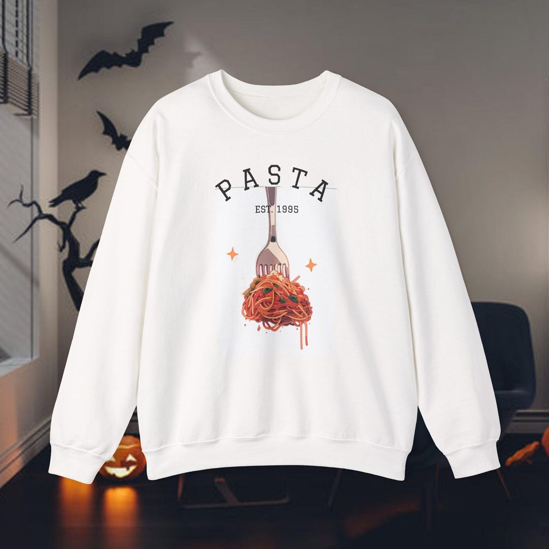 Spaghetti Lover Foodie Fashion Sweatshirt Unisex Crewneck Cozy ...