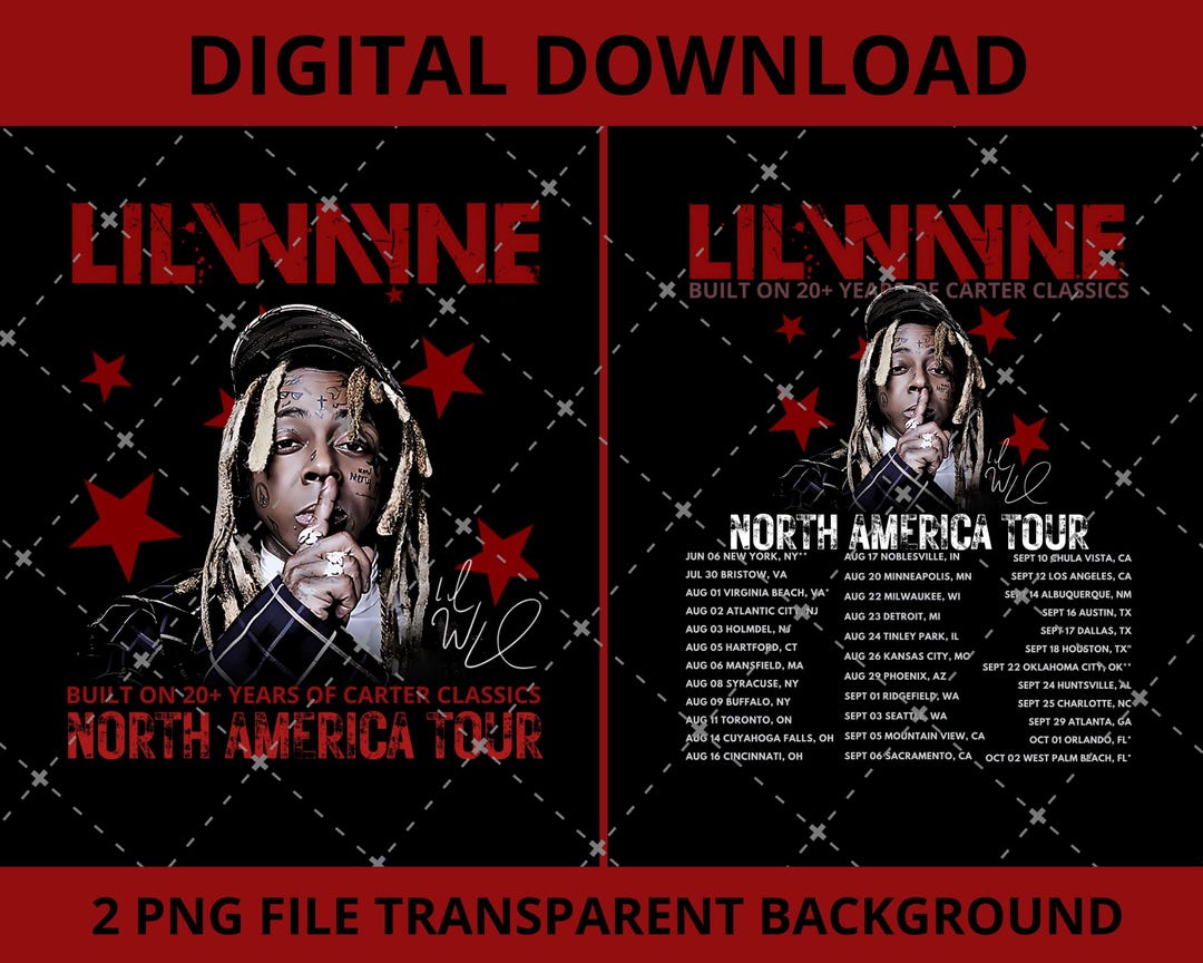 Lil Wayne Tshirt Design, Lil Wayne PNG File, Lil Wayne Instant Download ...