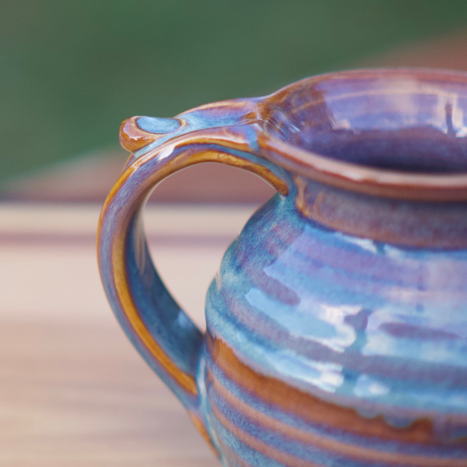 Pottery Creamer/ Small Pitcher in Opal Glaze - Etsy