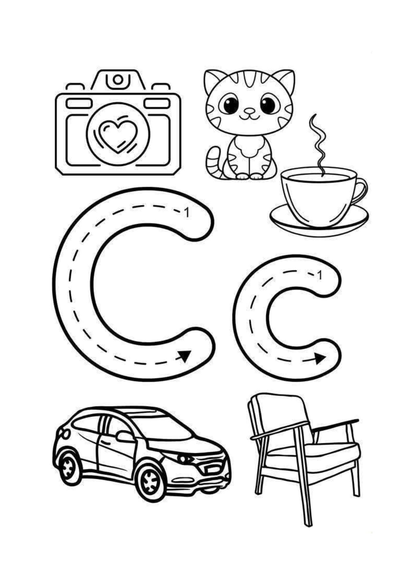 Personalized Alphabet Coloring Book | Custom Name Cover | Printable ABC ...