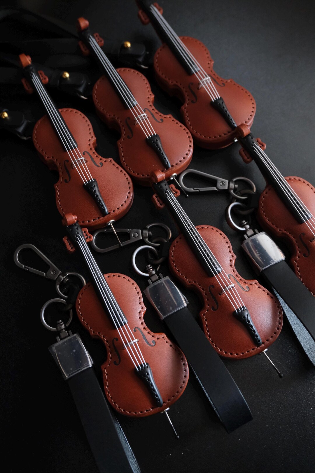 Handmade Leather Cello Bag Charm: Personalized Keychain, Music Lover ...