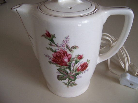 Items similar to Japan Electric Vintage Tea Pot 120v/350W on Etsy