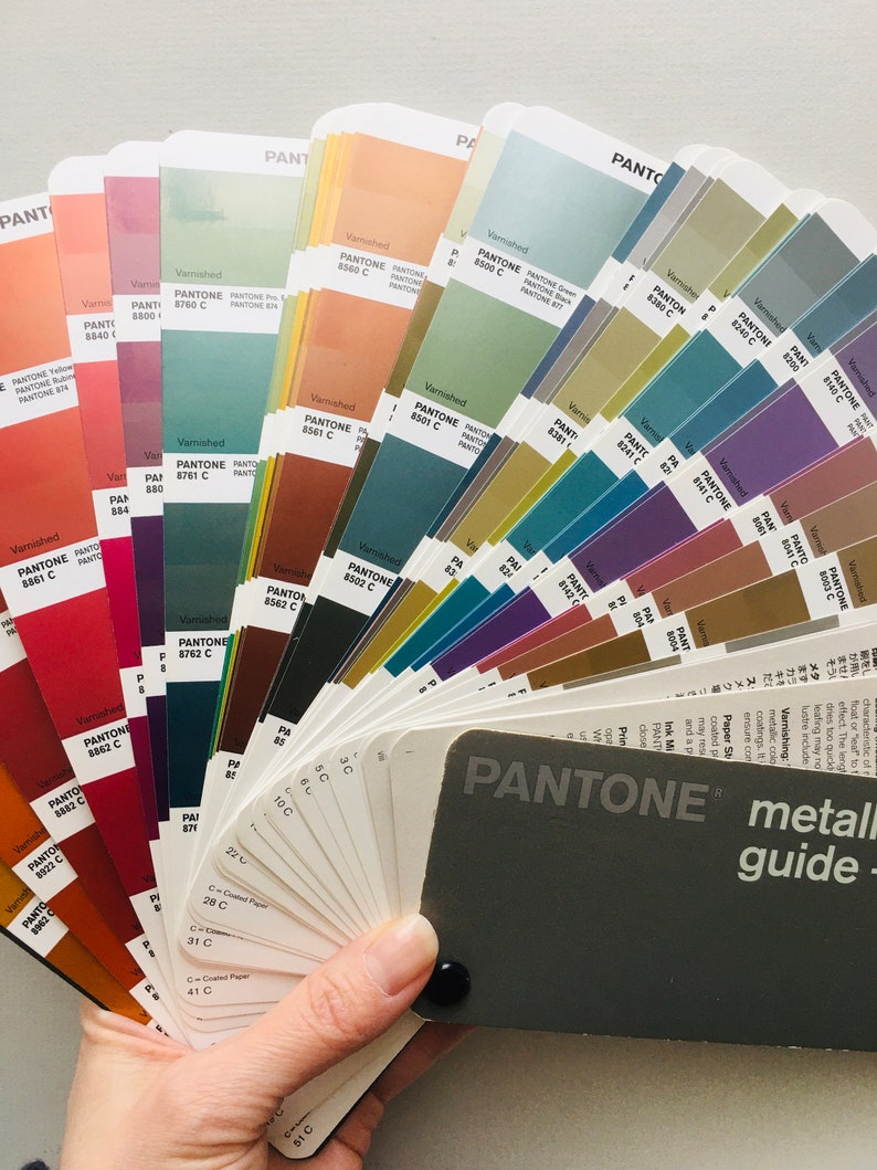 Pantone Color Swatch, Pantone METALLIC Guide, Pantone Chips, Pantone ...