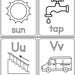 Printable Alphabet/phonics Coloring Sheets - Etsy