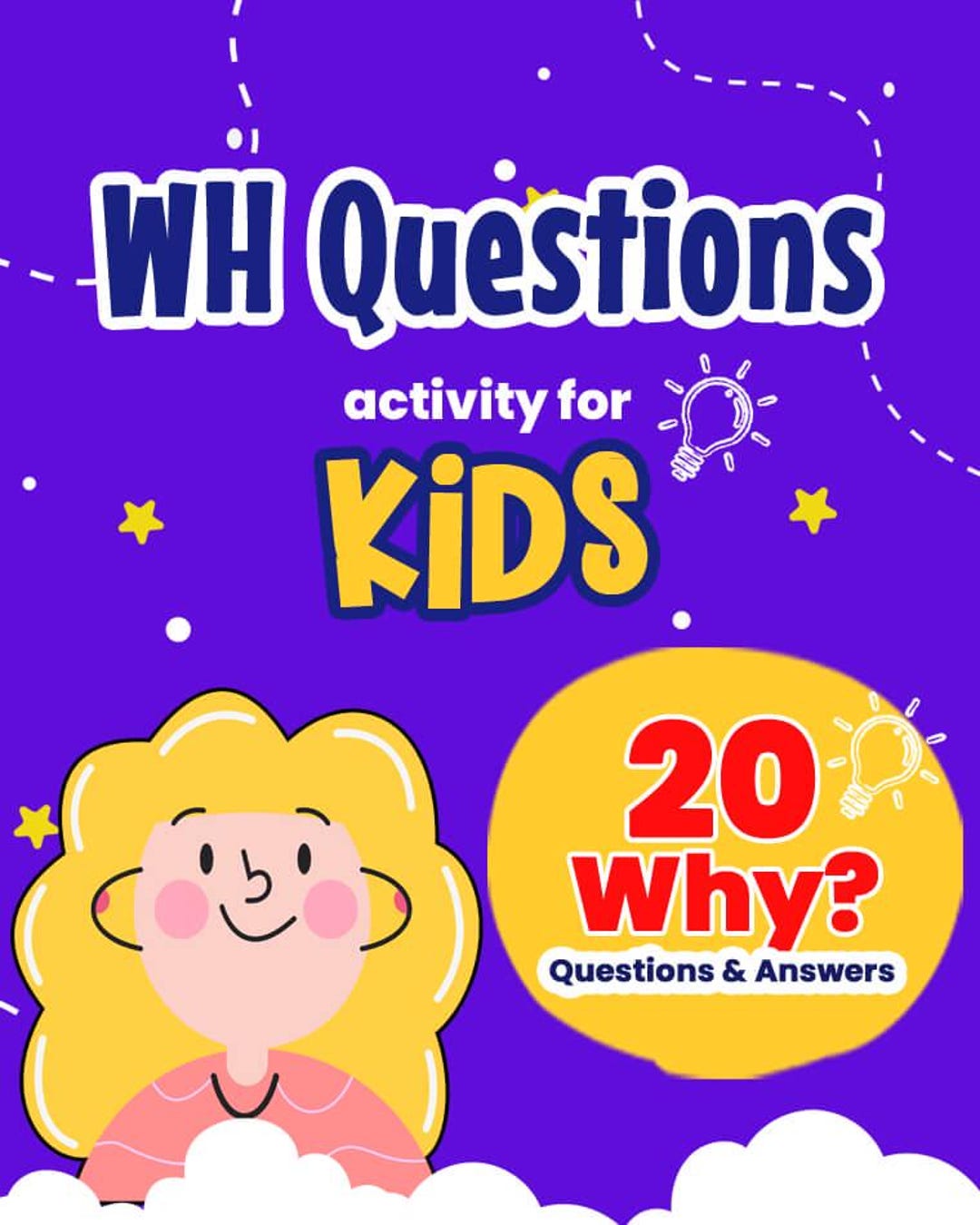 Why Questions Flash Cards and Worksheets for Kids | WH Questions Speech ...