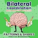 Bilateral Brain Coordination Worksheets: Shapes & Patterns (PDF) - Etsy