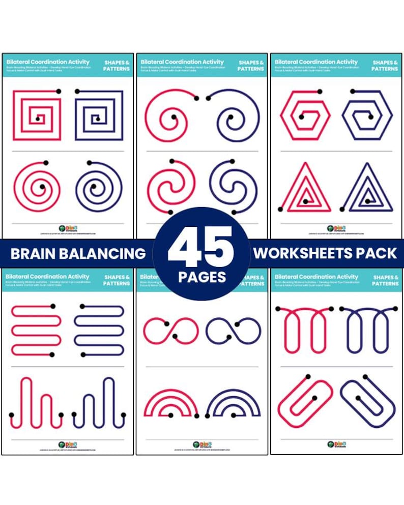 Bilateral Games for Kids | Brain Gym for Kids | Brain Games Printable ...