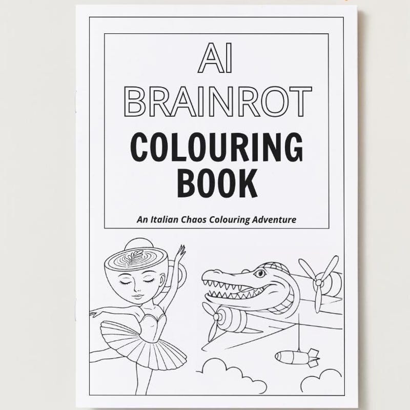 Coloring Pages of La Grande Combination in Steal a Brain Rot - Etsy Canada