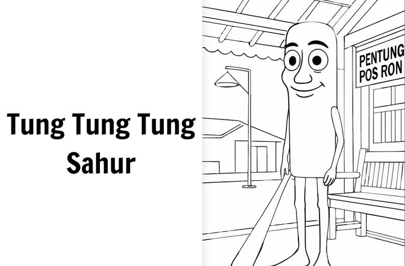 Italian Brainrot Colouring Book - Viral AI Tiktok Trend Printable ...