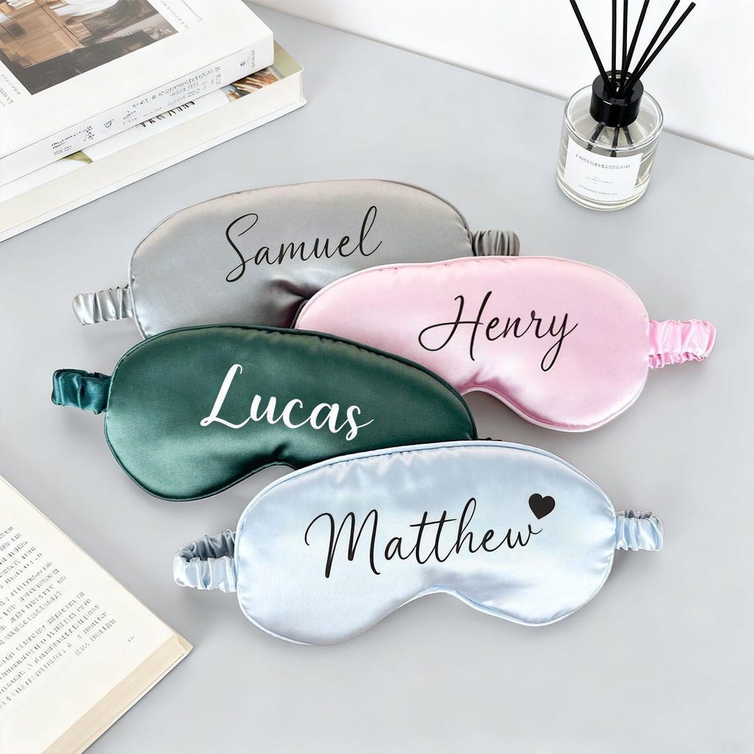 Personalized Eye Mask, Bridesmaid Gift, Bridal Party Gift, Sleep Mask ...