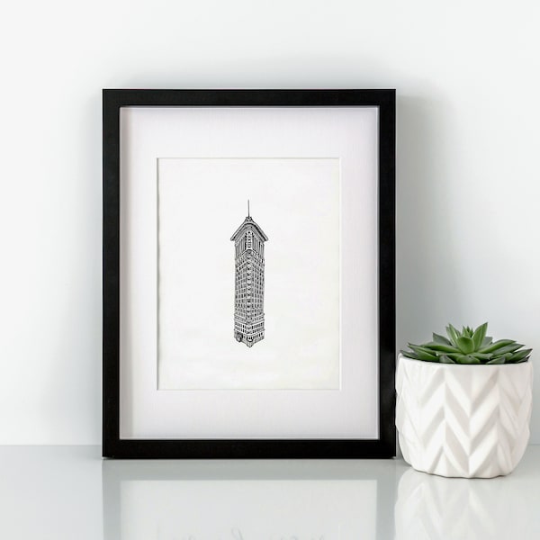 Building Drawing - Etsy