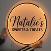 Round Neon Sign|personalized Logo Signage|bar Club Sign|salon Beauty ...