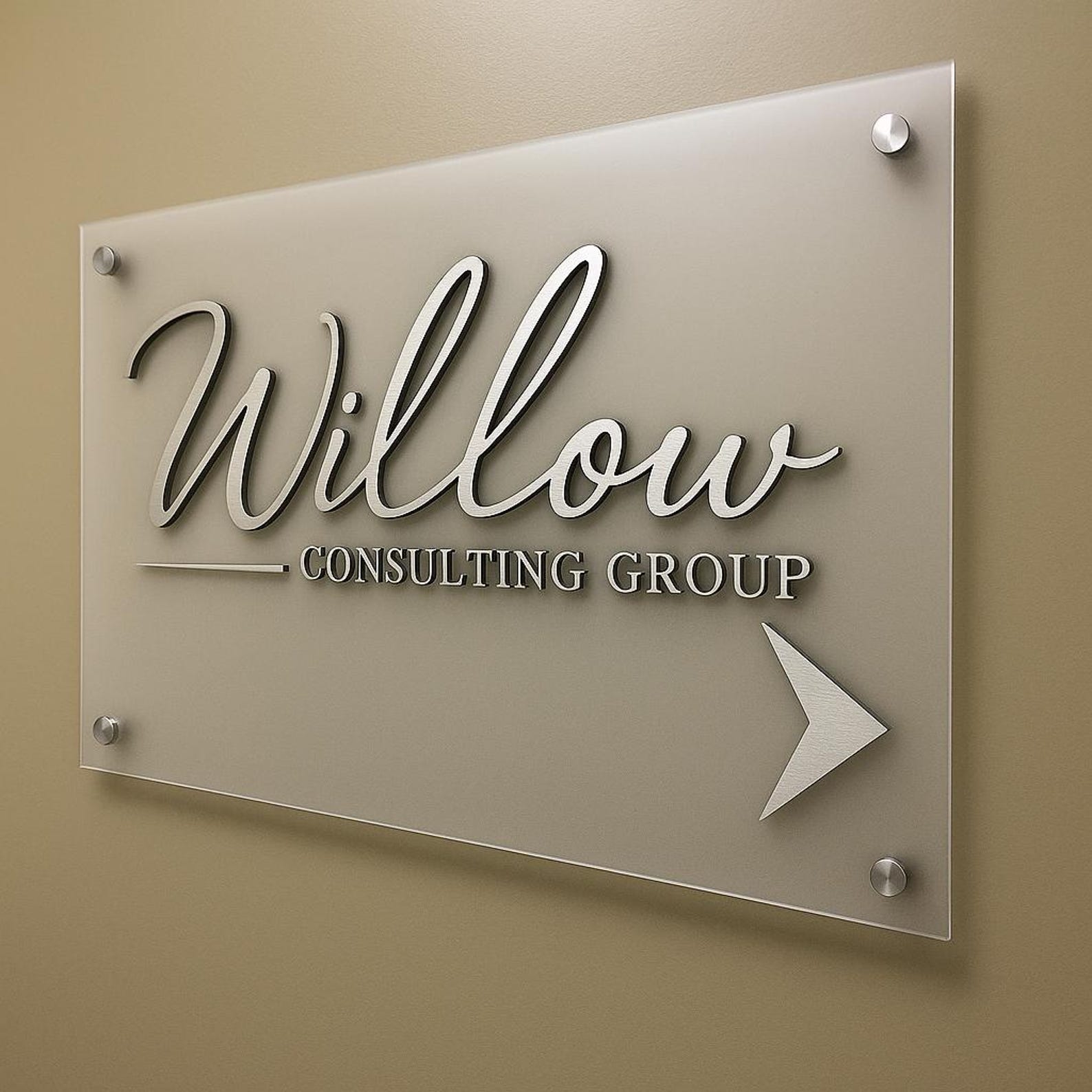 Personalized Acrylic Logo Sign, Custom Acrylic Sign, Acrylic Door Sign ...