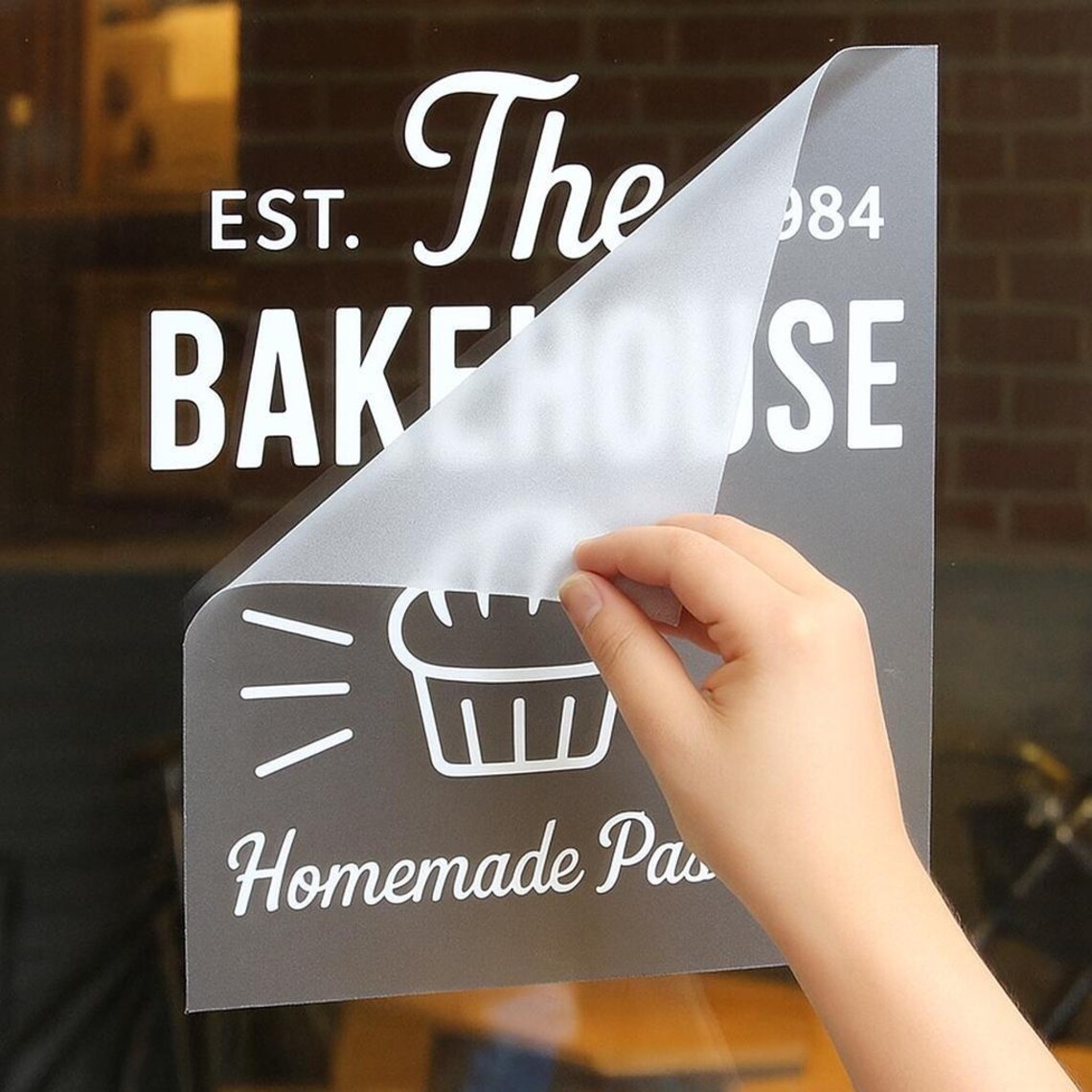 Custom Vinyl Decals Stickers, Personalized Stickers, Business Window ...