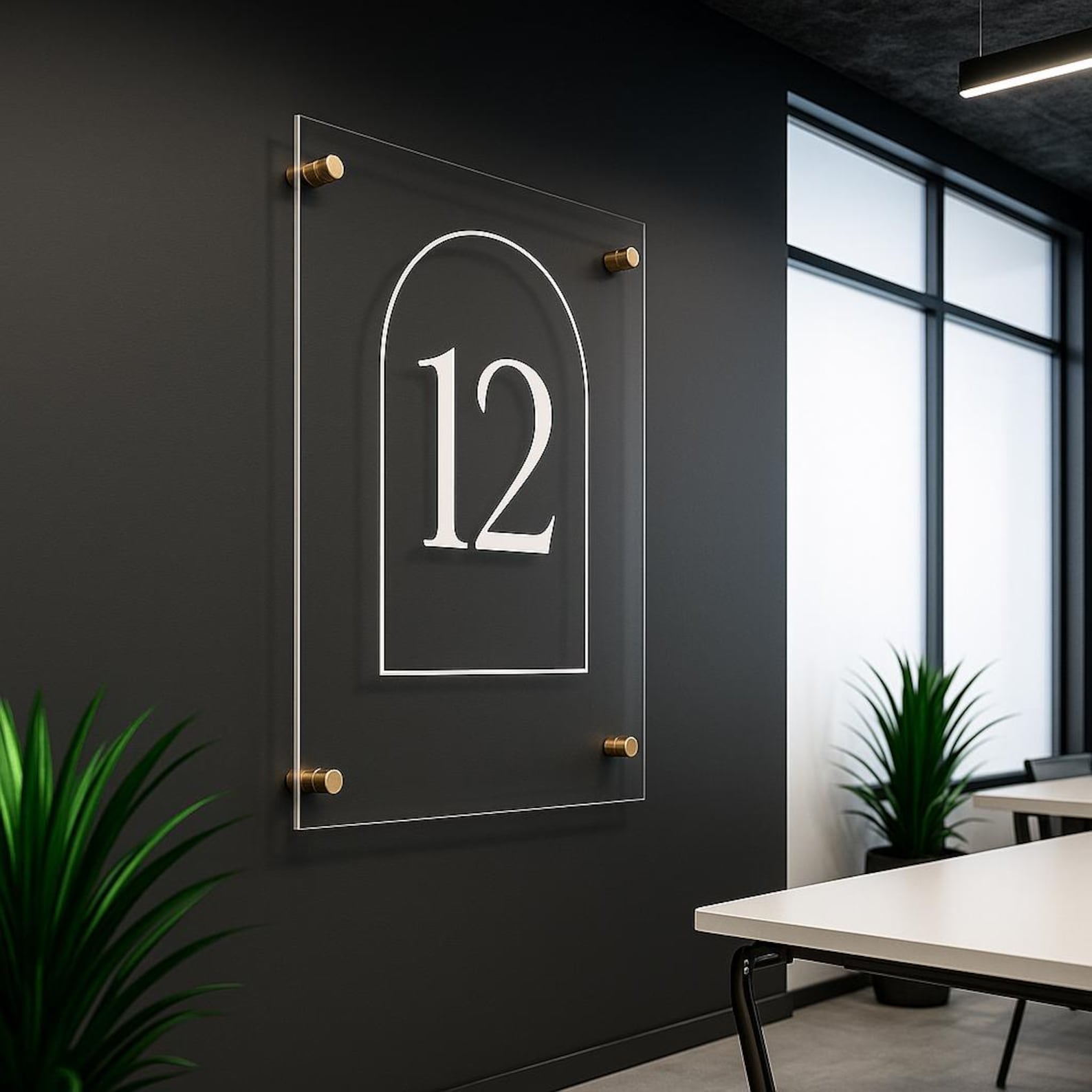 Personalized Acrylic Logo Sign, Custom Acrylic Sign, Acrylic Door Sign ...