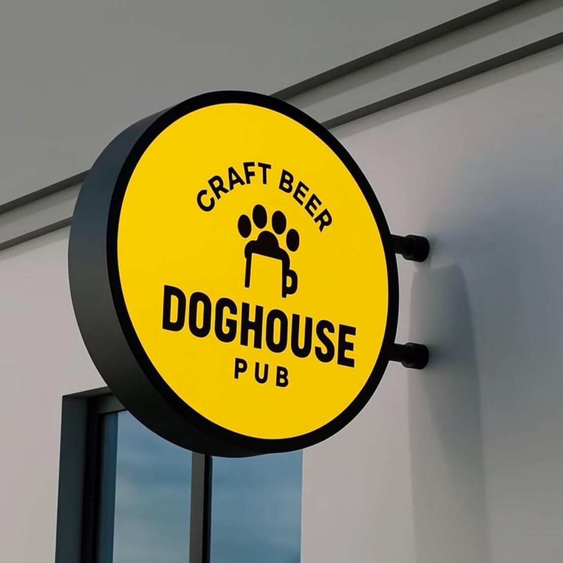 Personalized Lightbox Sign – Backlit Acrylic Business Sign, Double ...