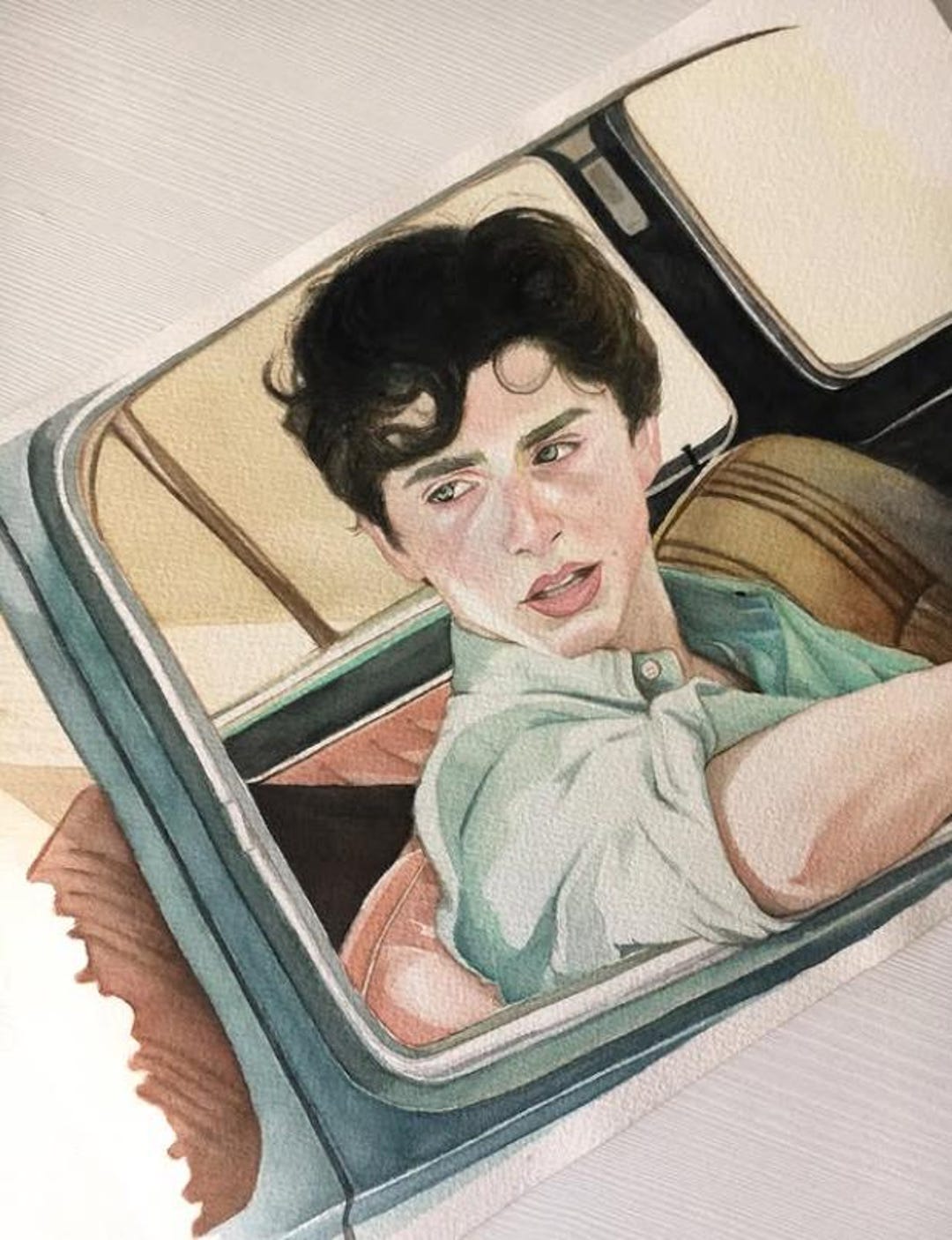 Timothee Chalamet as Elio From "call Me by Your Name" Movie - Original ...