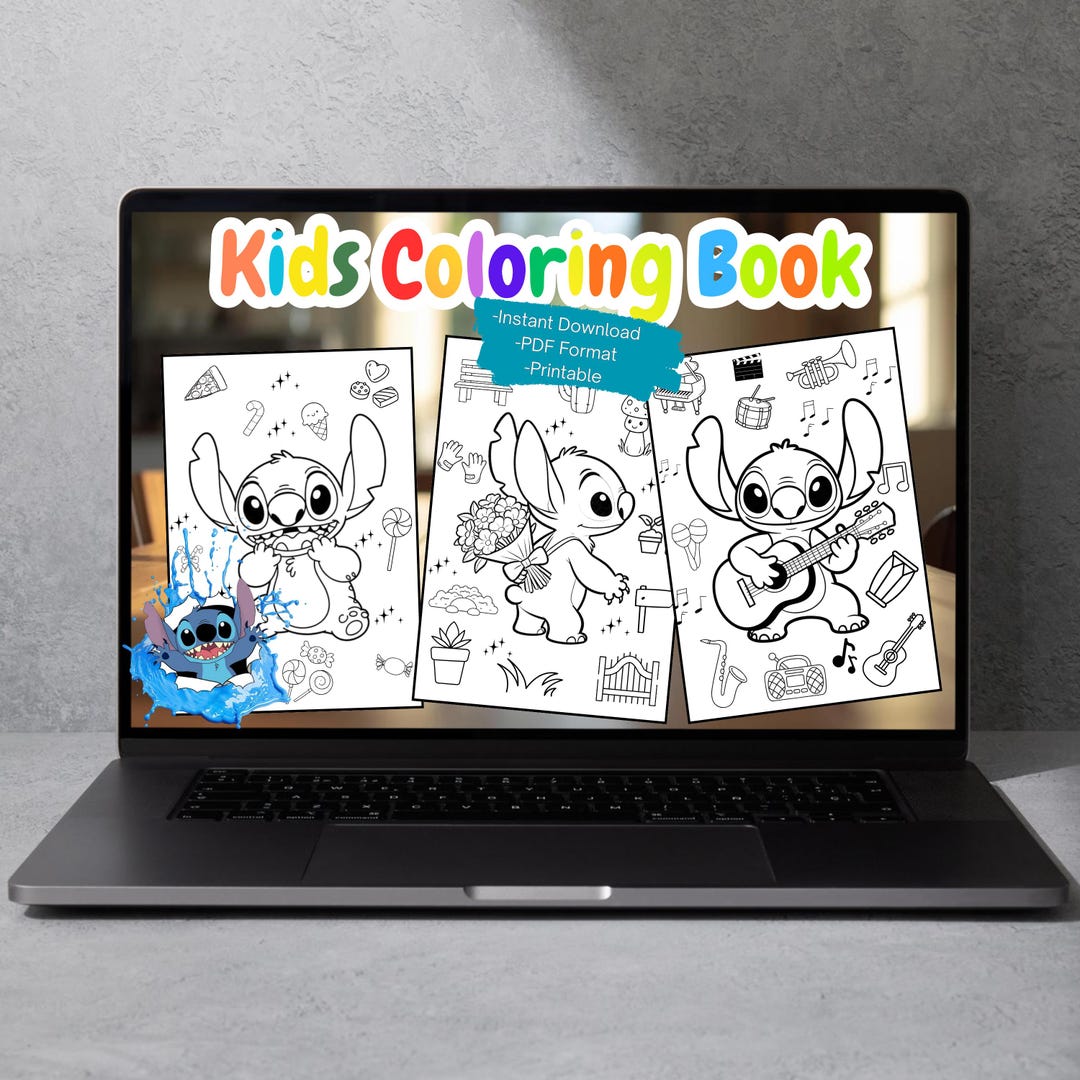 Kids Coloring Book Printable | Fun & Educational Digital Download ...
